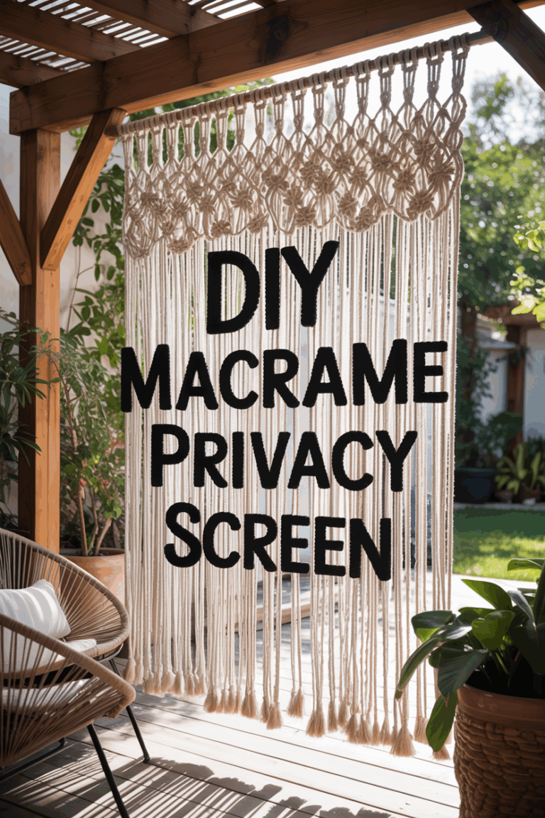 50 DIY Backyard Privacy Screen Ideas to Block Neighbors’ View | DIY Garden
