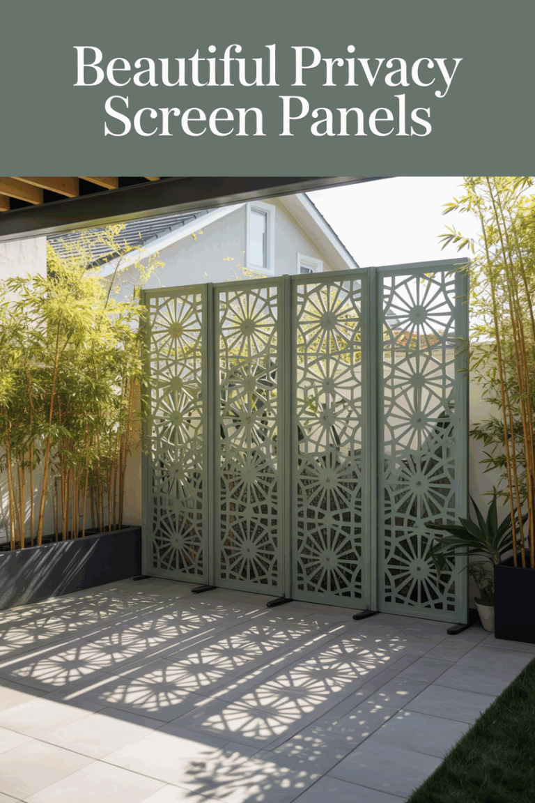 50 DIY Backyard Privacy Screen Ideas to Block Neighbors’ View | DIY Garden