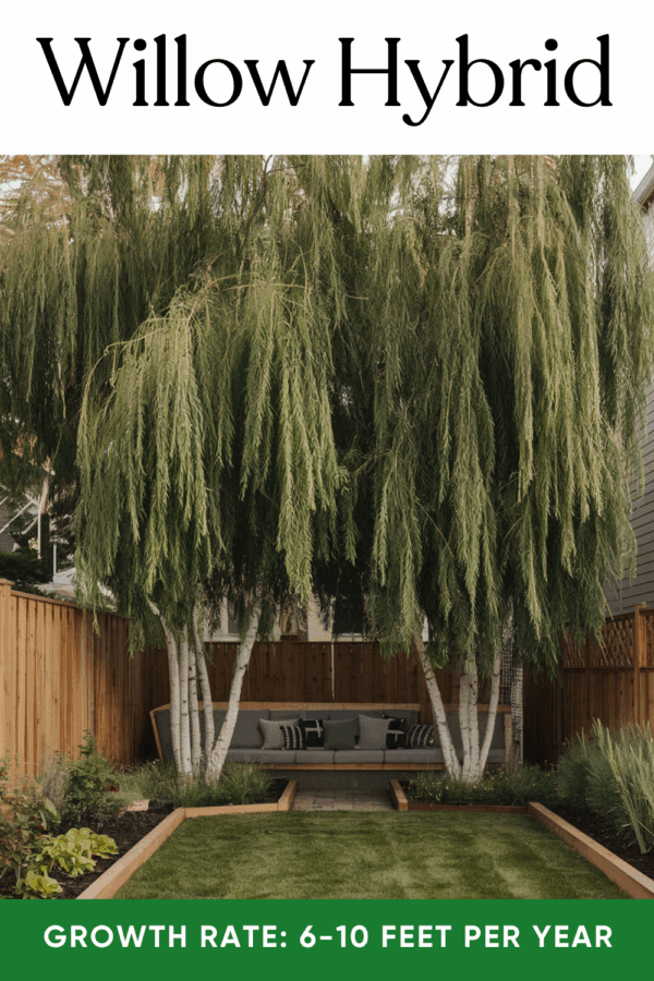 25 Fast-Growing Trees for Privacy Landscaping Between Houses | DIY Garden