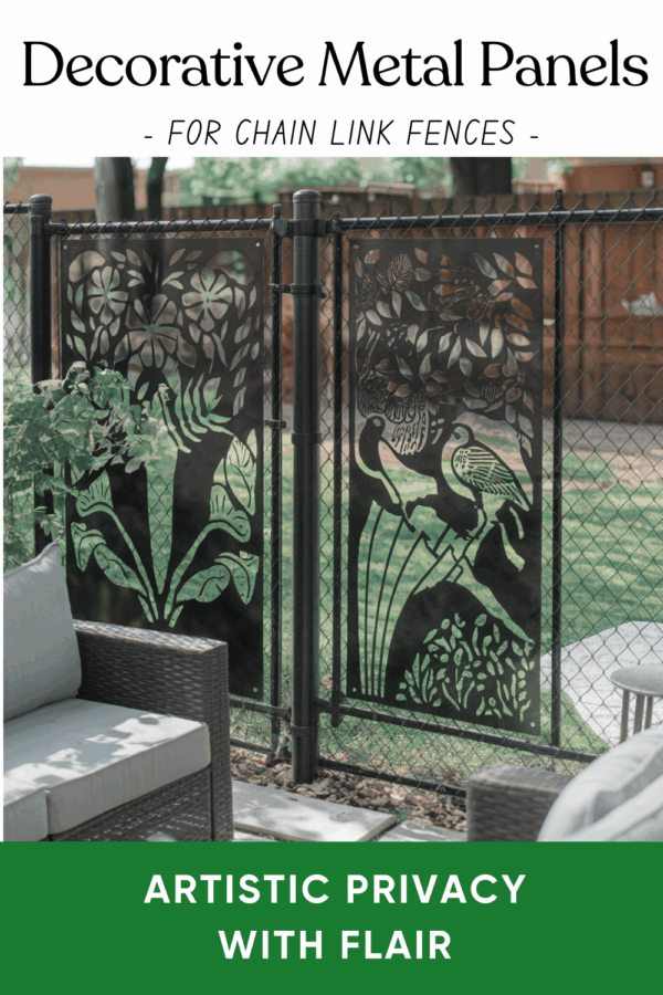 20 Chain Link Fence Privacy Ideas To Cover Them Up! | DIY Garden