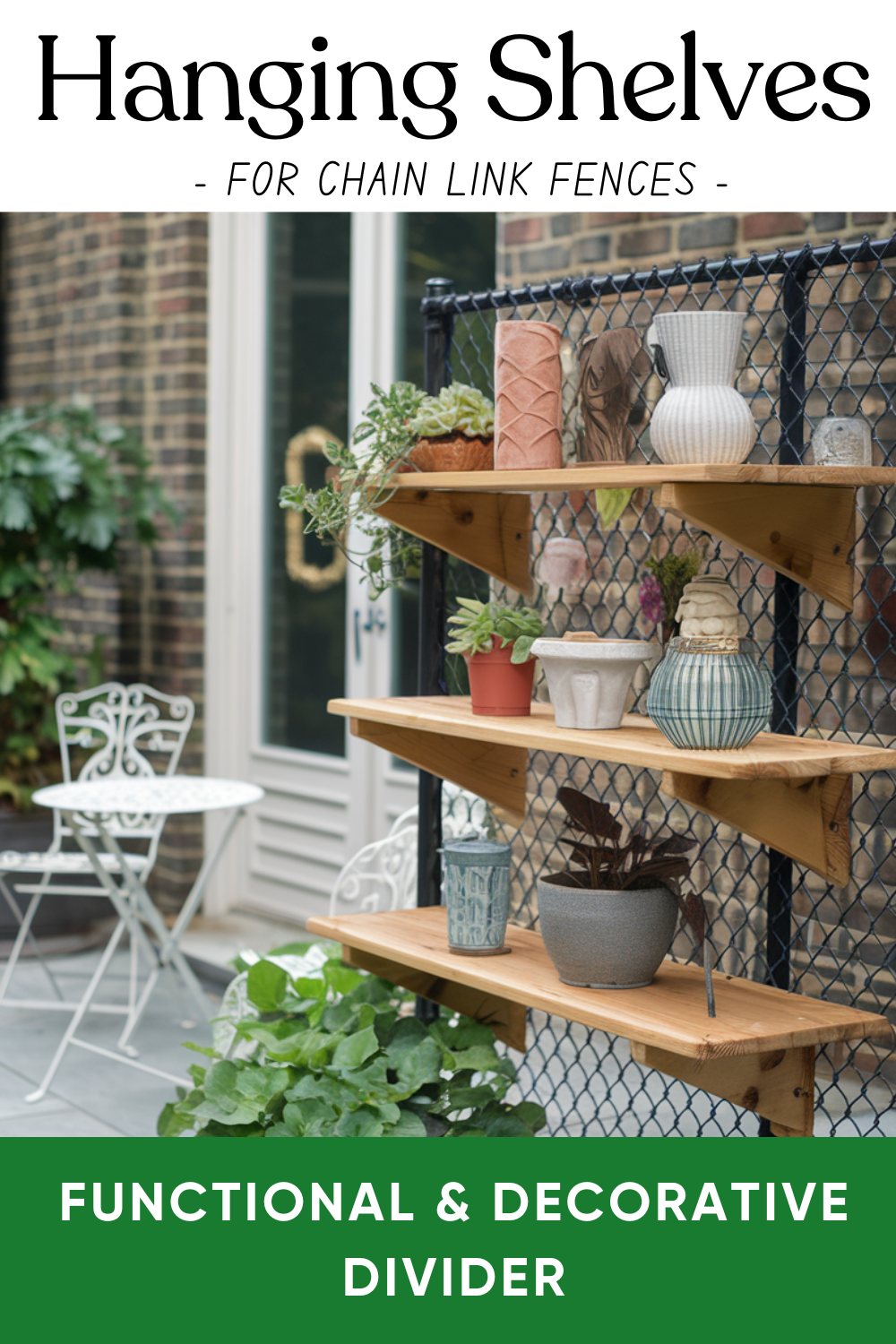 20 Chain Link Fence Privacy Ideas To Cover Them Up! | DIY Garden