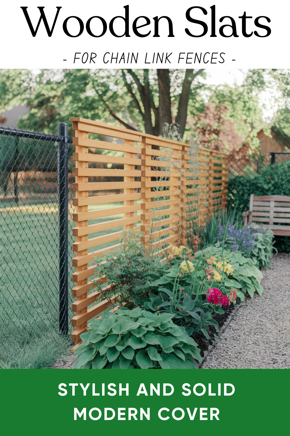 20 Chain Link Fence Privacy Ideas To Cover Them Up! | DIY Garden