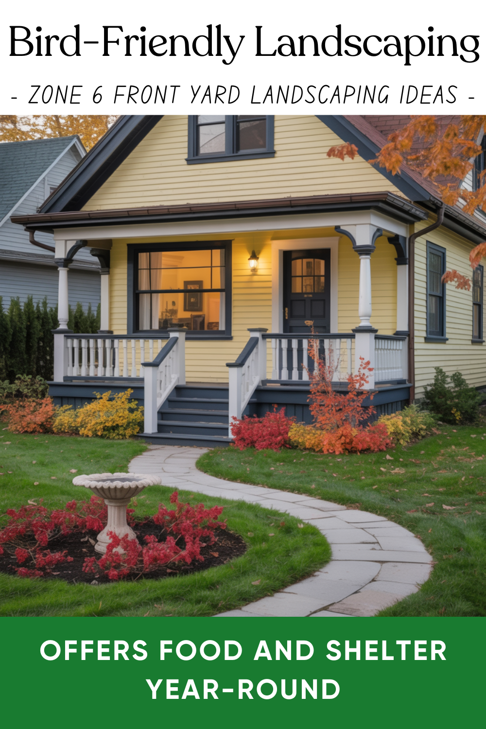 Zone 6 Front Yard Landscaping Ideas That Look Great Year-Round | DIY Garden