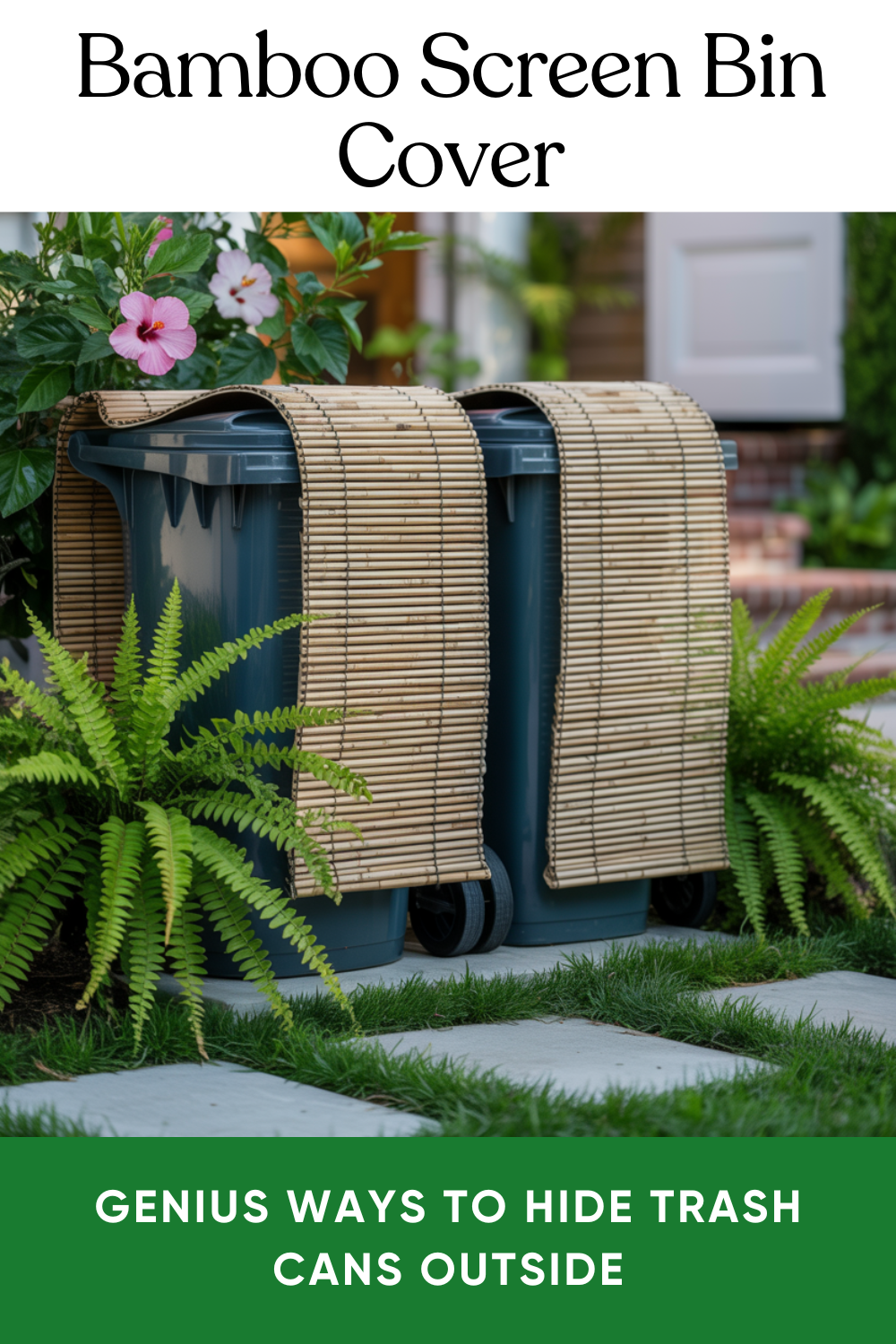 15 Genius Ways to Hide Trash Cans Outside (That Actually Look Pretty ...