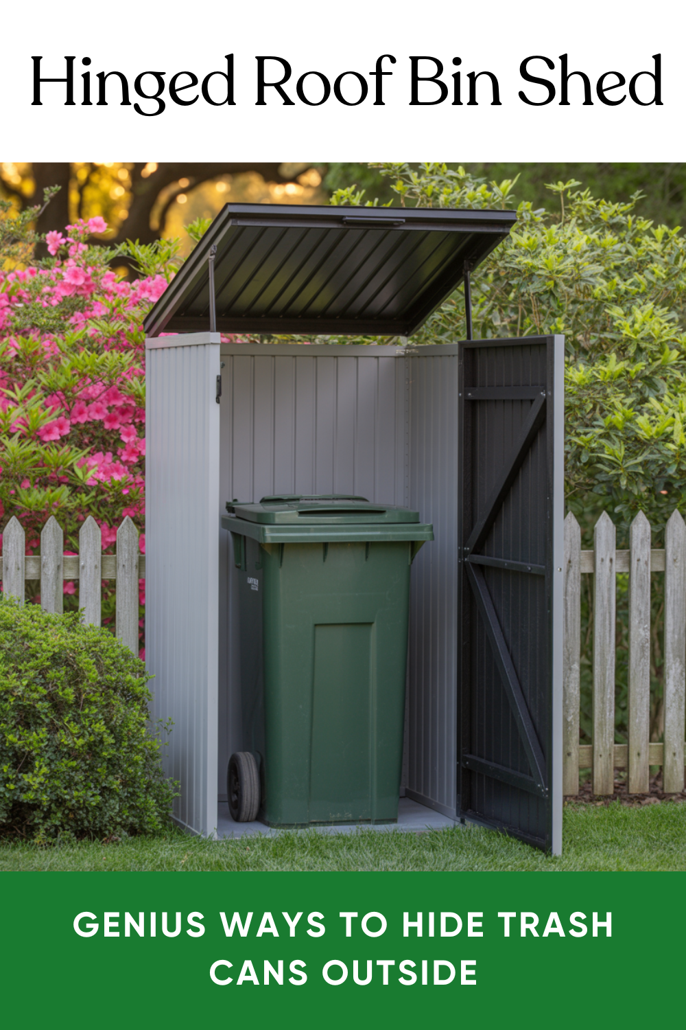 15 Genius Ways to Hide Trash Cans Outside (That Actually Look Pretty ...