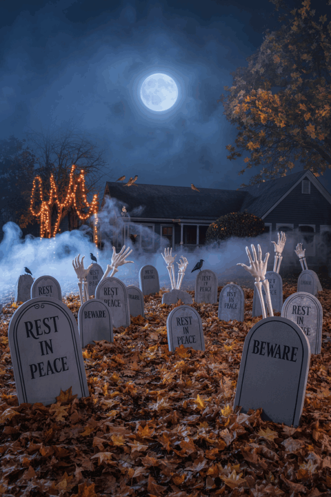 13 Creepy Outdoor Halloween Decor Ideas to Transform Your Front Yard ...
