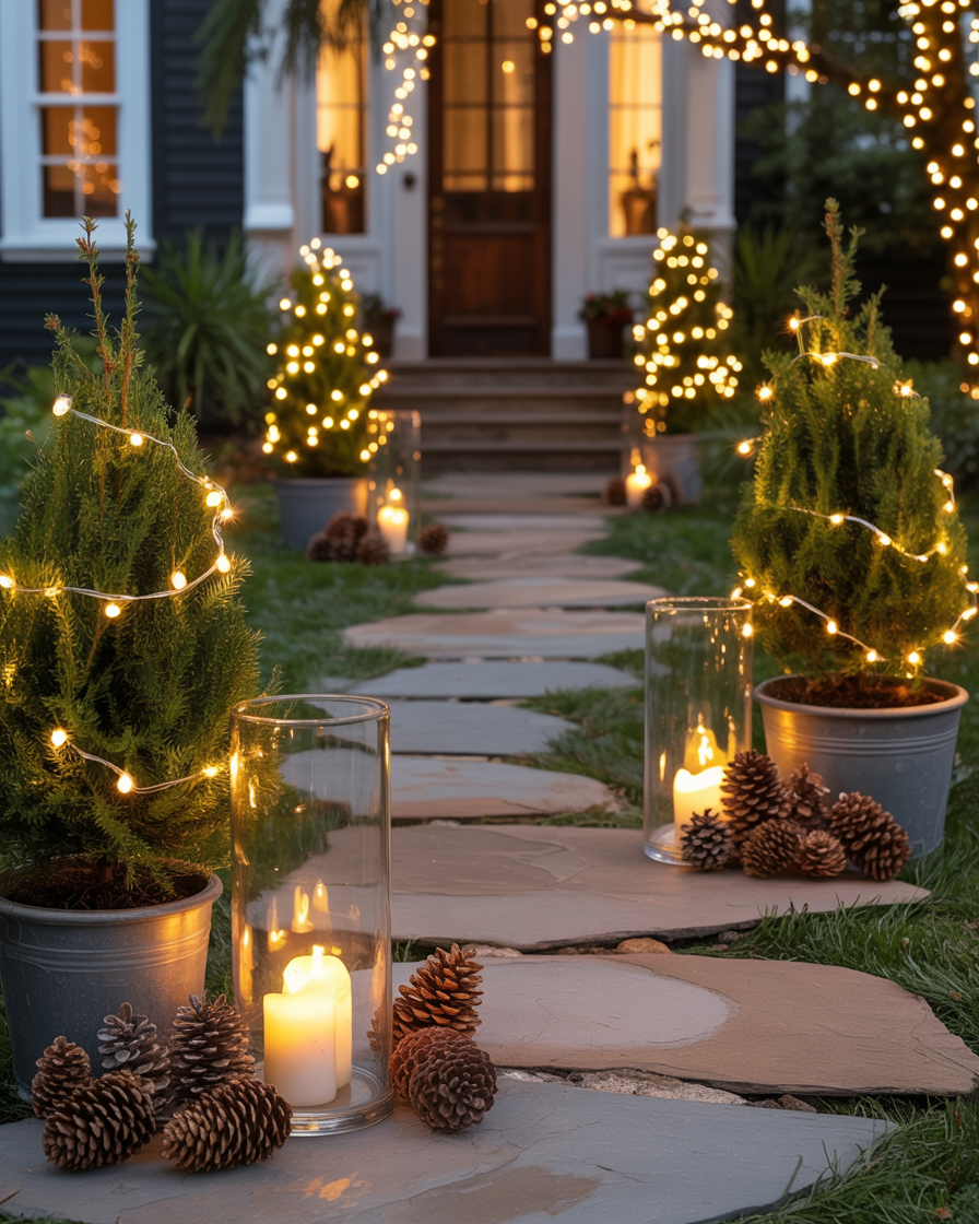 15 Classy Outdoor Christmas Porch Decorating Ideas | DIY Garden