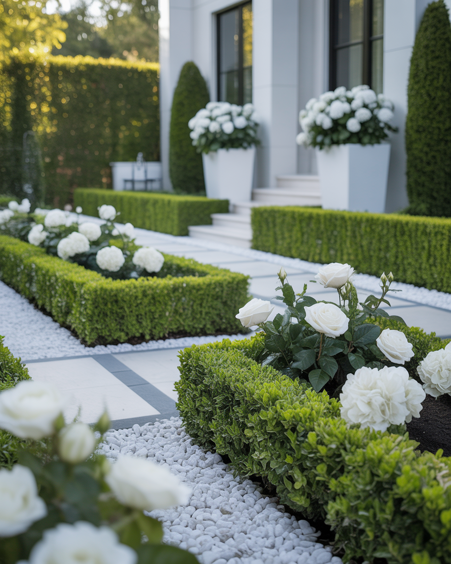 10 Colour-Themed Front Yard Landscaping Ideas That Look Designer ...