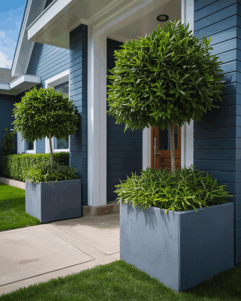 15 Front Yard Planter Landscaping Ideas That Instantly Boost Curb ...