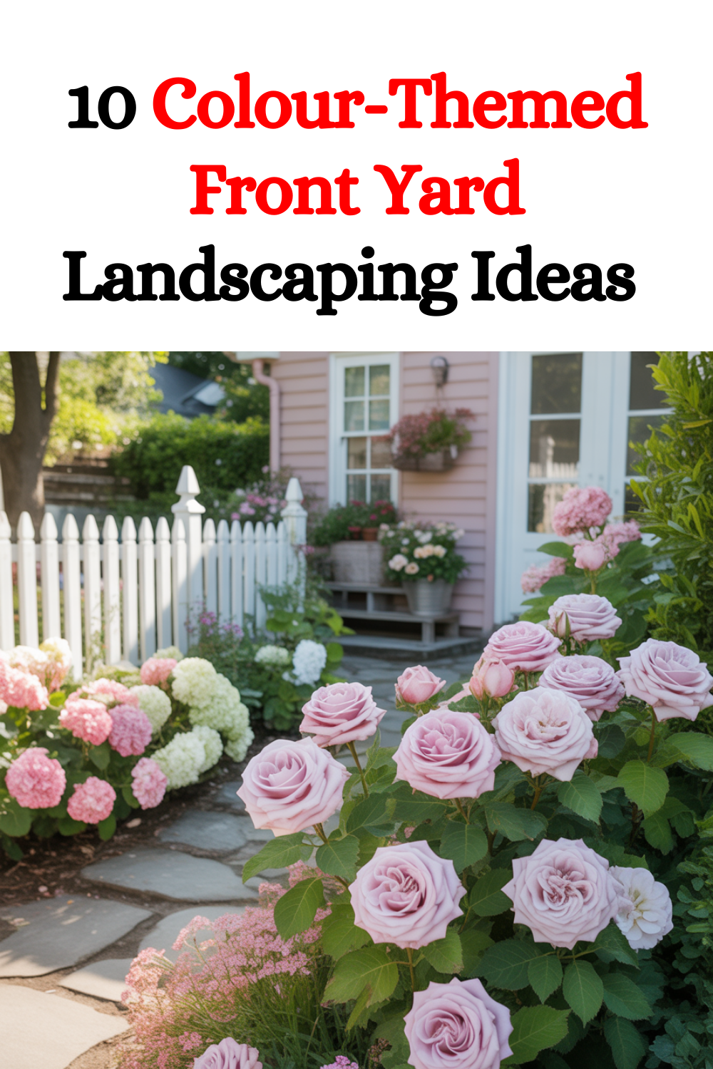 10 Colour-Themed Front Yard Landscaping Ideas That Look Designer ...