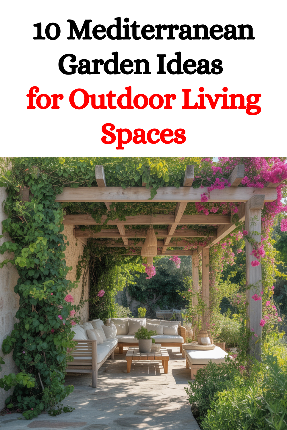 10 Mediterranean Garden Ideas for Terraces, Courtyards, and Outdoor ...