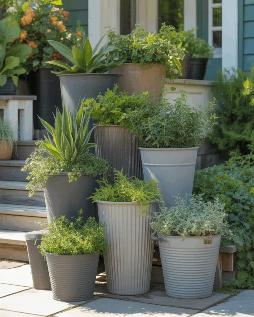 10 Tall Planter Ideas for Instant Front Yard Height and Eye-Catching ...