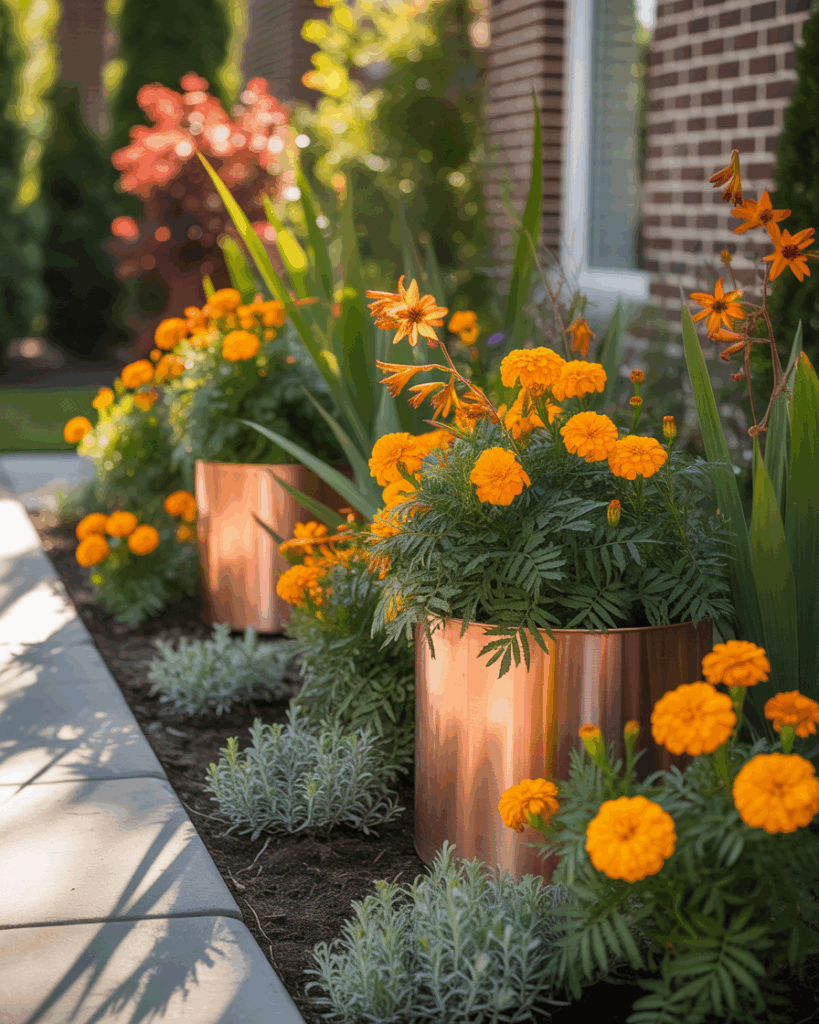 10 Colour-Themed Front Garden Landscaping Ideas That Look Designer ...