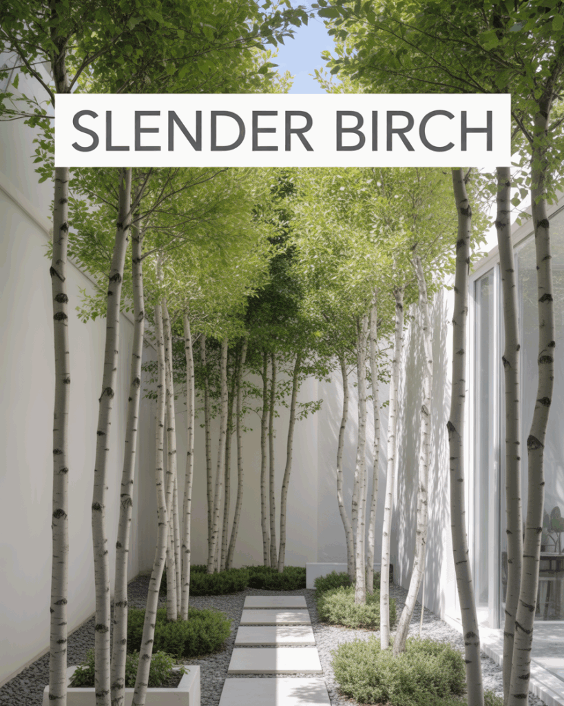 15 Best Tall Narrow Trees for Landscaping Small Spaces and Gardens ...