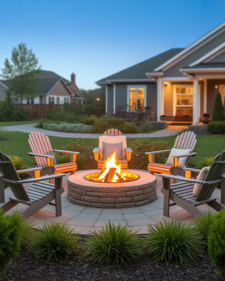 10 Front Yard Seating Area Ideas to Create a Welcoming Outdoor Sitting ...