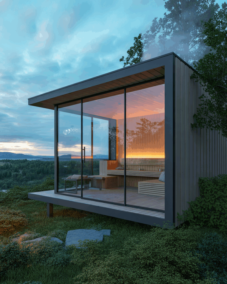 17 Beautiful Outdoor Sauna Ideas That Feel Like a Luxury Nordic Escape ...