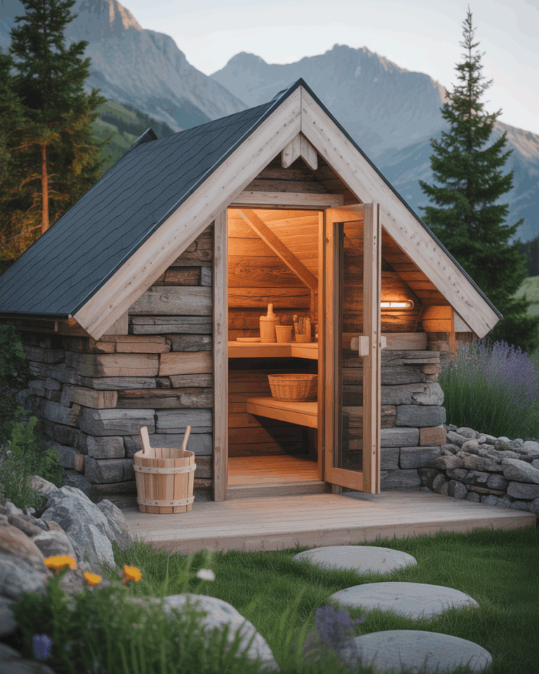 17 Beautiful Outdoor Sauna Ideas That Feel Like a Luxury Nordic Escape ...